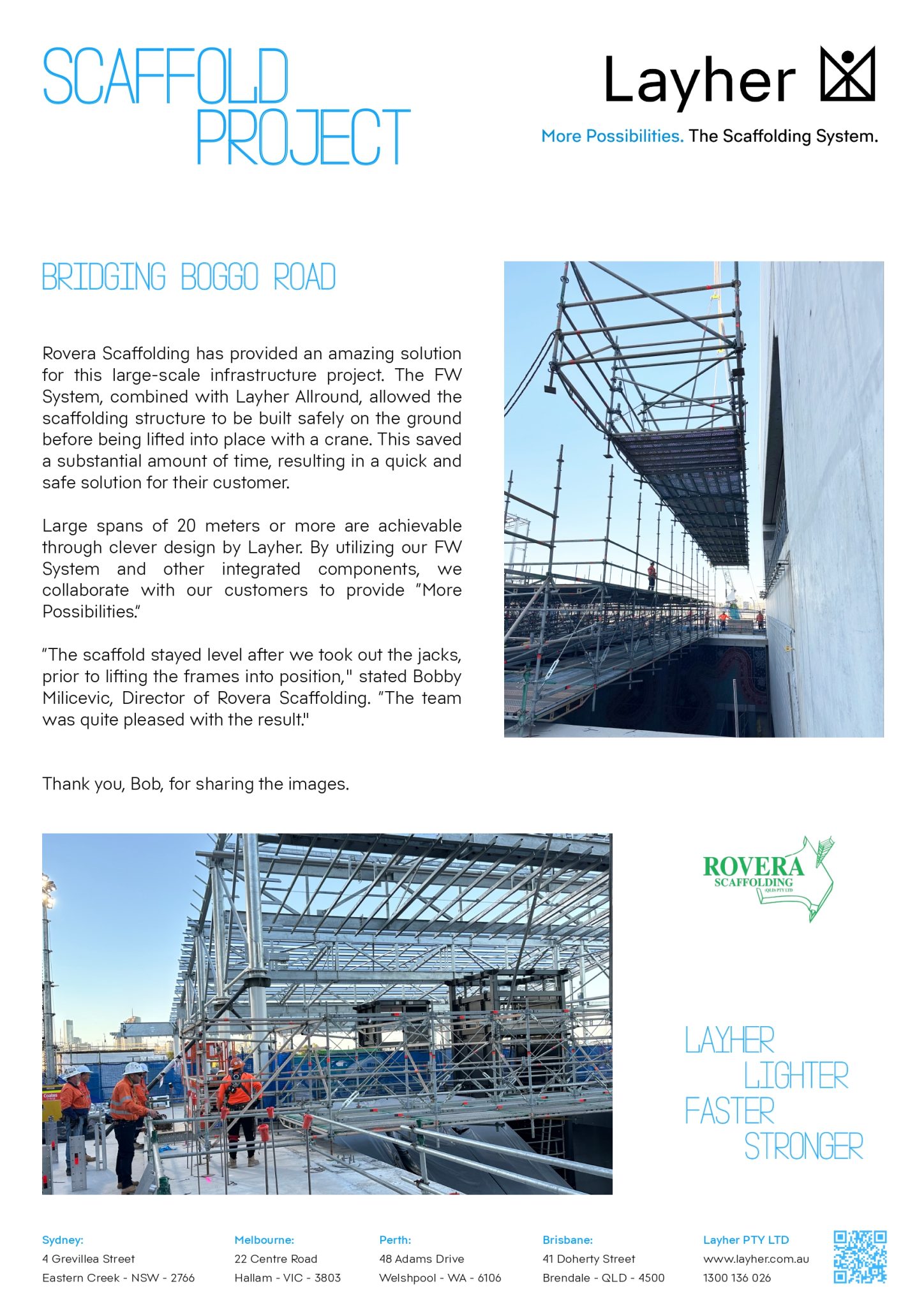 Layher's Scaffold Projects